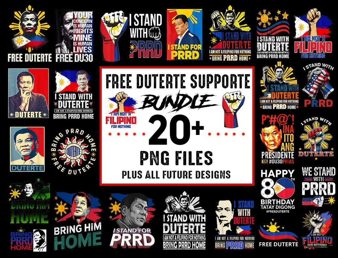 Duterte Supporter Png Bundle, Philippines President Rodrigo Digong ...