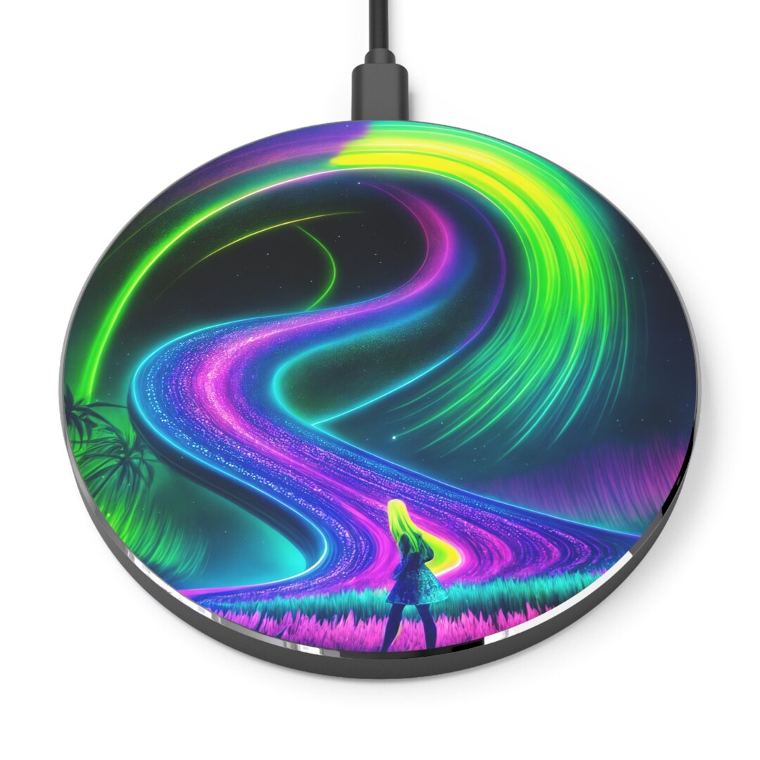 Wireless Charger Neon Brick Road Neon Boom Collection - Etsy