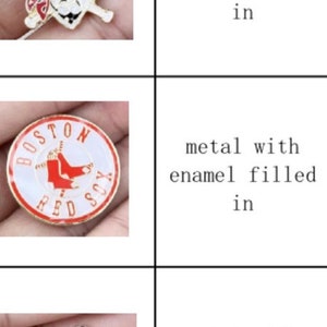 Baseball Hat Pins With Gold Trim – High Quality Baseball-inspired Lapel ...