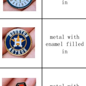 Baseball Hat Pins With Gold Trim – High Quality Baseball-inspired Lapel ...