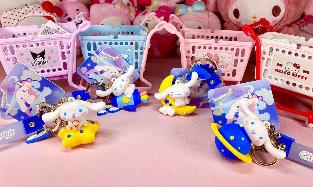 Kawaii Anime Japanese Cartoon Cinnamo Keychains Cinnamoro Keychains ...