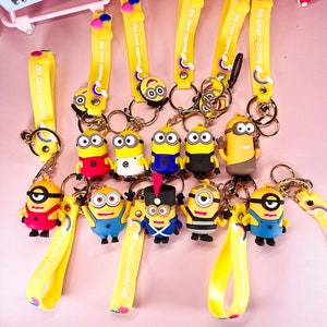 Minions 3D Keychains Cute Keychains Minions Charms - Etsy