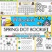 Spring Alphabet and Number Booklet - Etsy