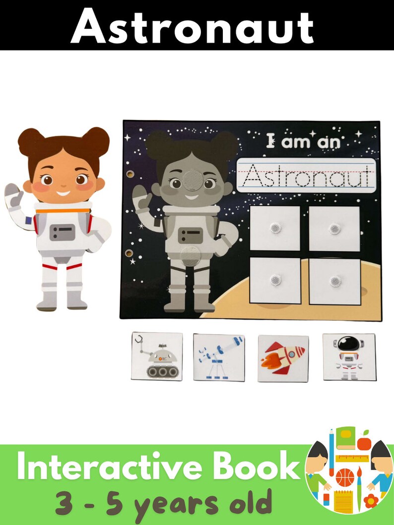 Community Helpers Interactive Book, Activities for Kids, Preschool ...