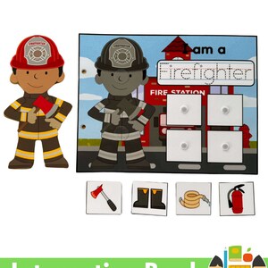 Community Helpers Interactive Book, Activities for Kids, Preschool ...