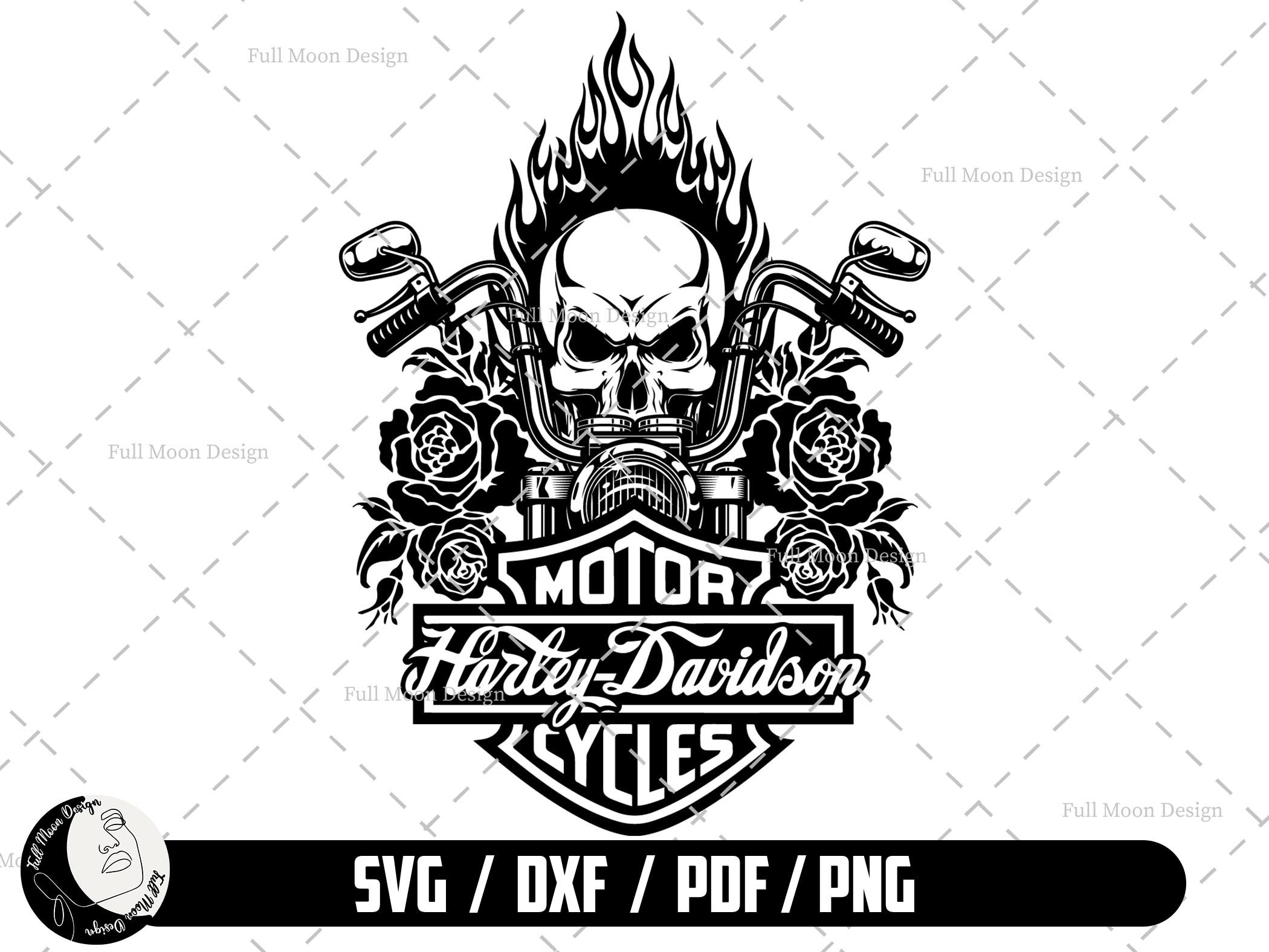 Harley Skull Logo