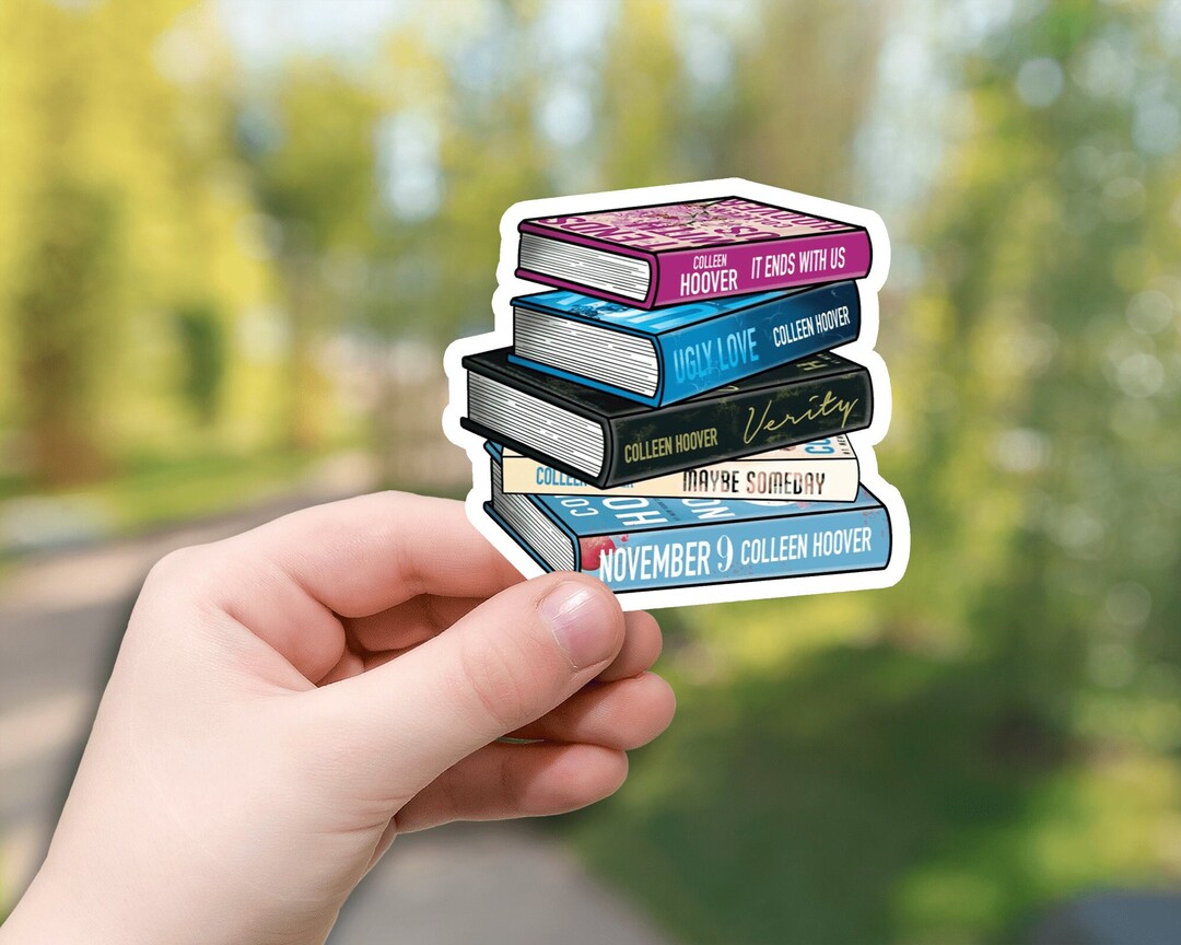 Coho Book Stack Sticker Colleen Hoover Book Sticker It's - Etsy