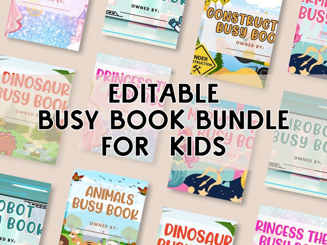 Ultimate Busy Book Bundle for Kids - Etsy