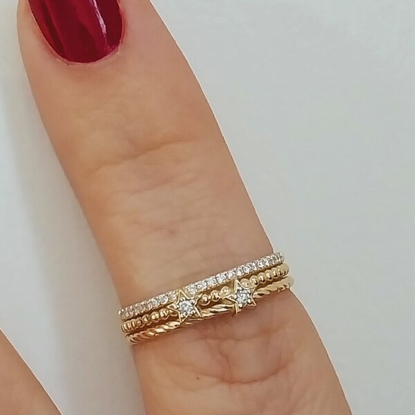 Star Dust Ring - Etsy