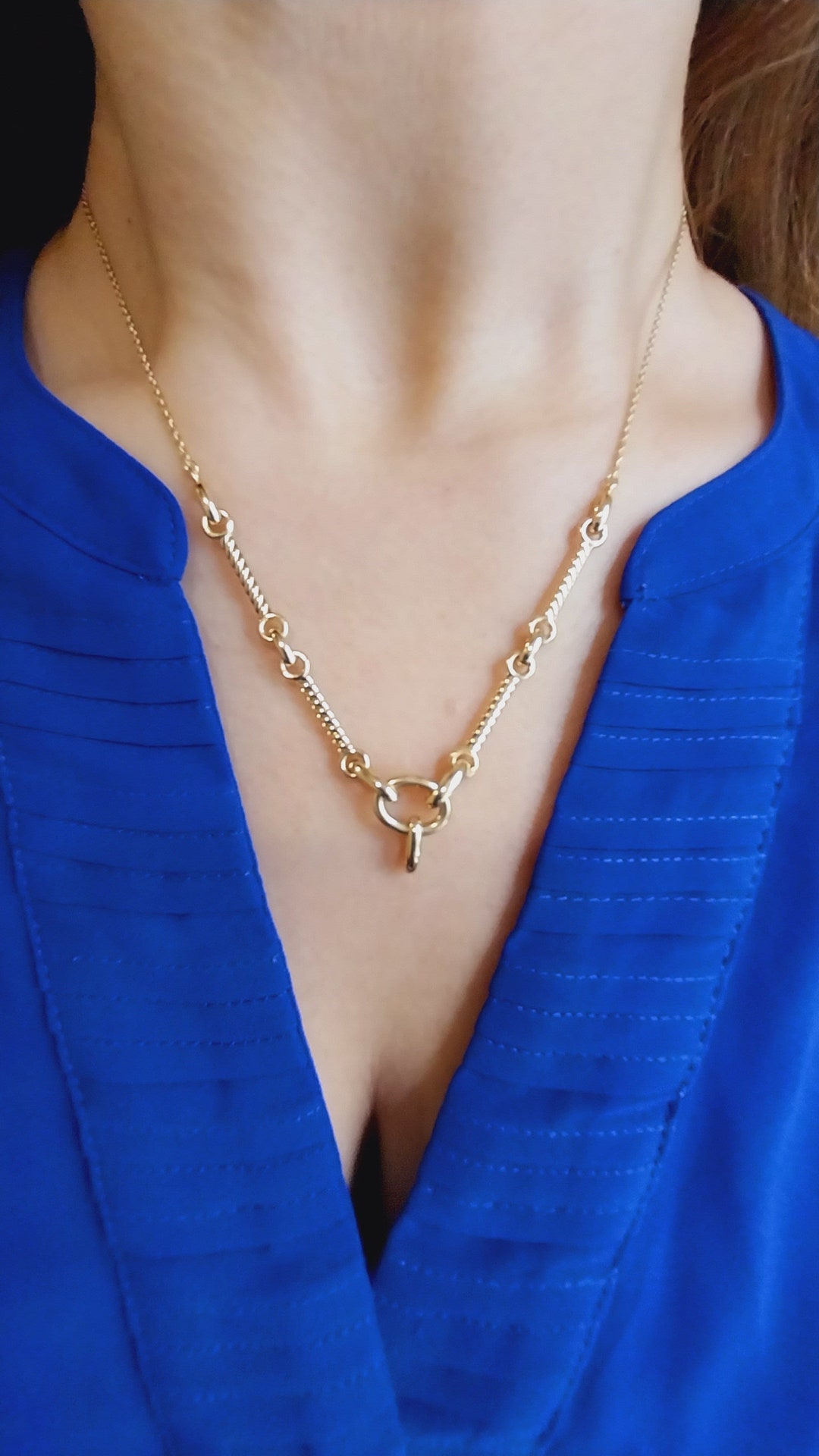 14K Gold Chain Necklace | 18K Gold Chain Necklace | Classic Pure Gold ...