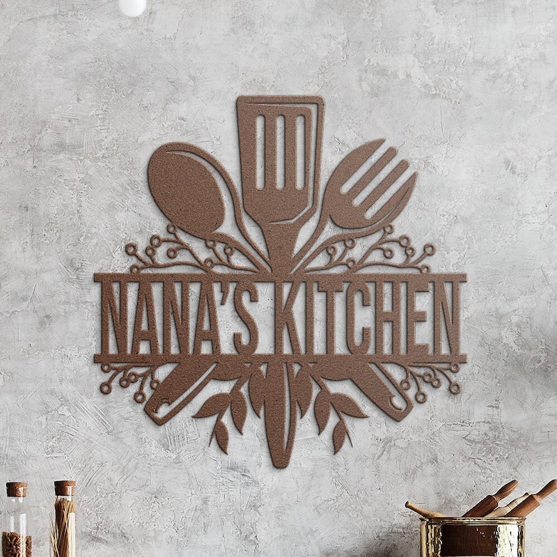 Metal Wall Art Kitchen - Etsy