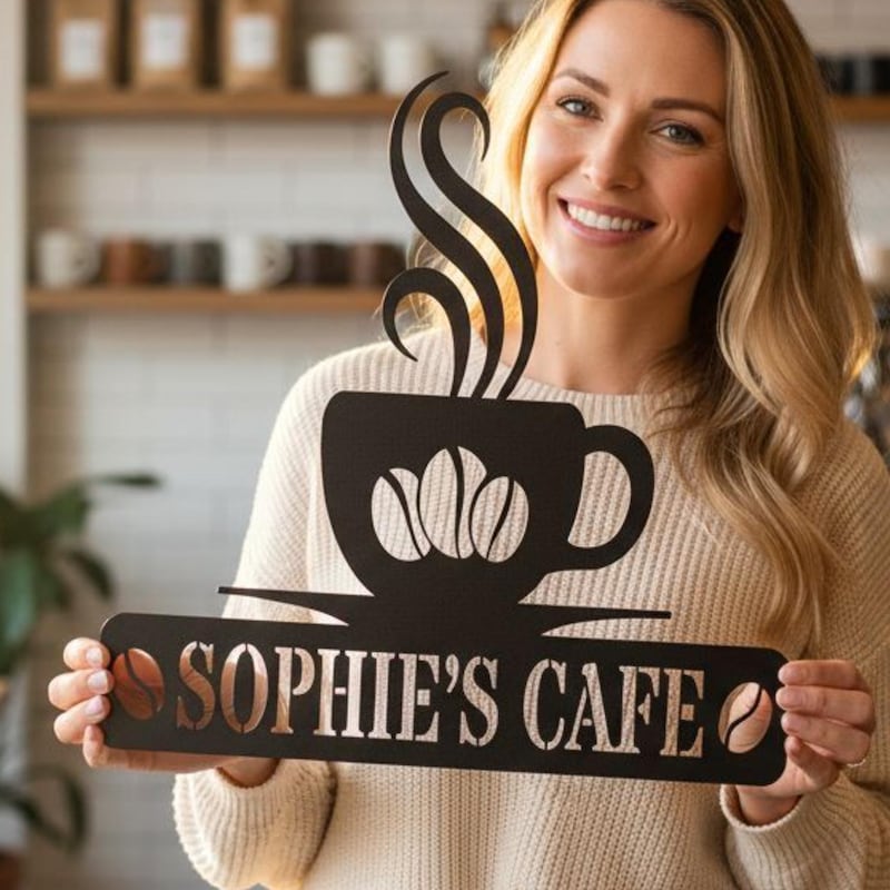 Custom Cafe Sign - Etsy
