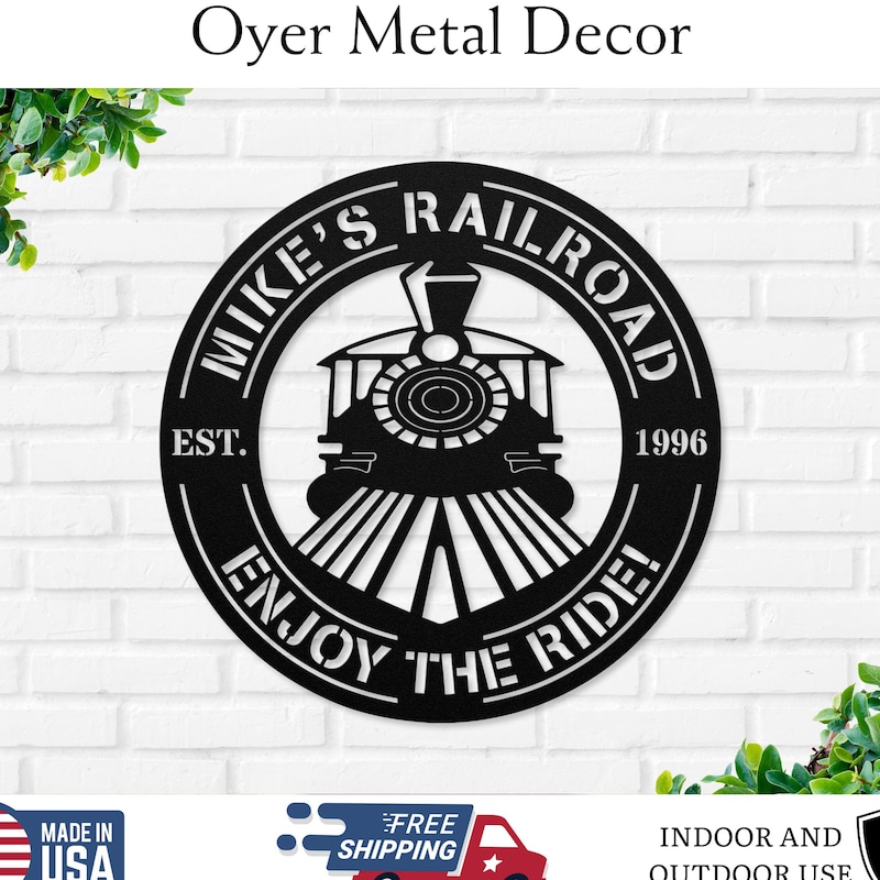 Railroad Signs - Etsy