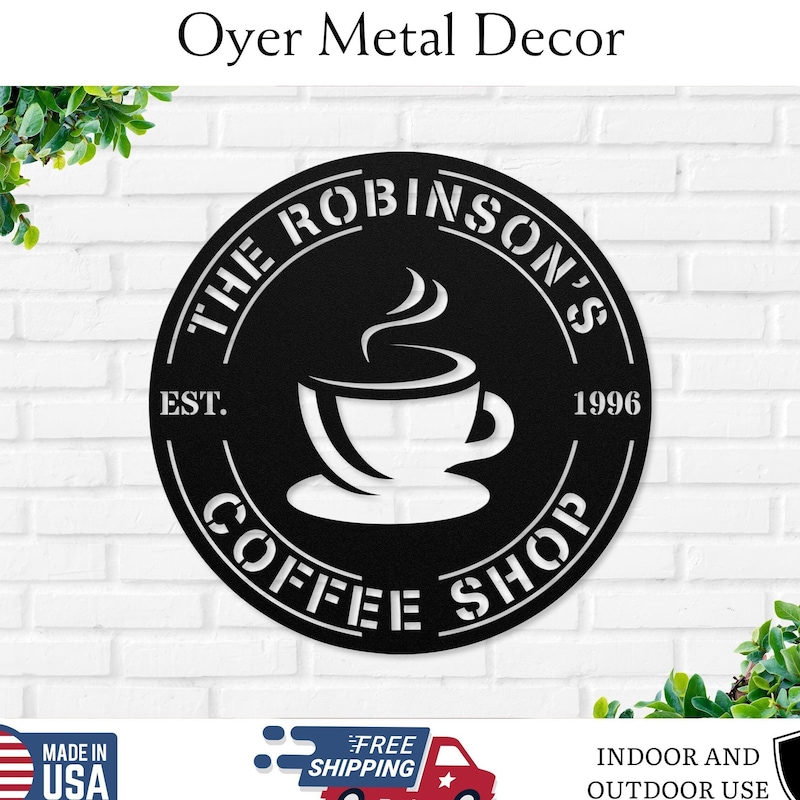 Coffee Shop Sign - Etsy