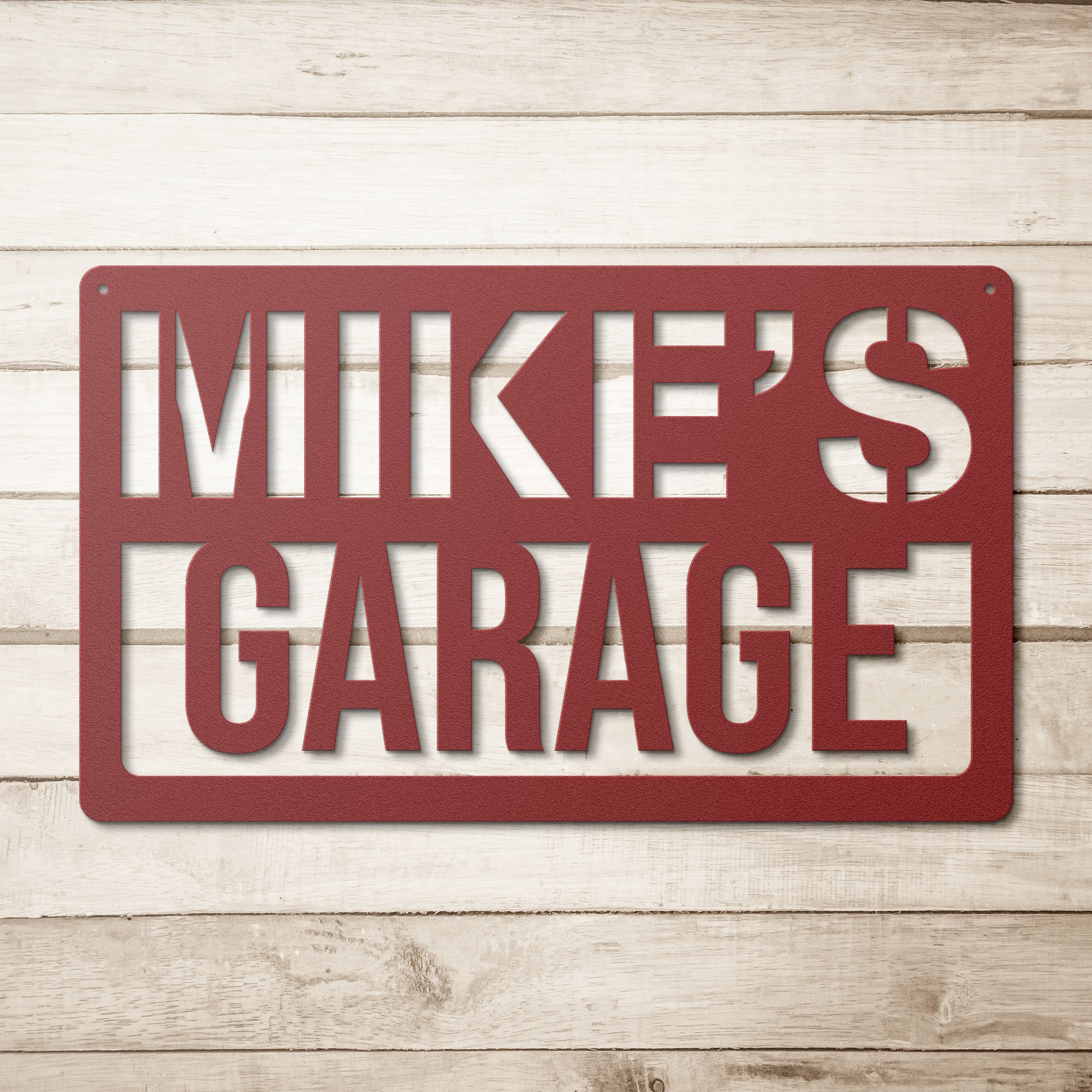 Personalized Metal Wall Art, Custom Modern Metal Home Sign, Metal Name ...