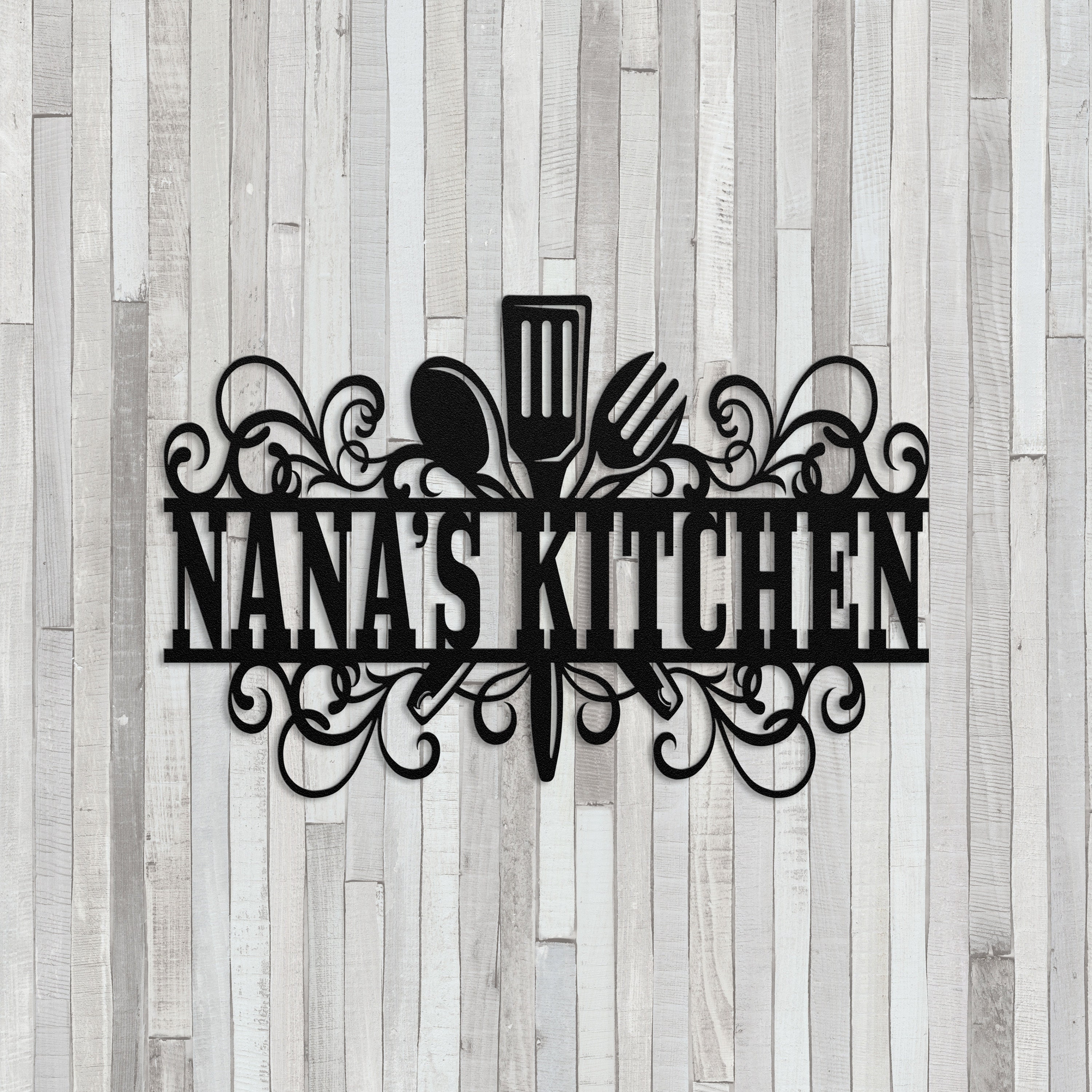 Personalized Metal Sign for Kitchen, Custom Kitchen Metal Sign, Kitchen ...