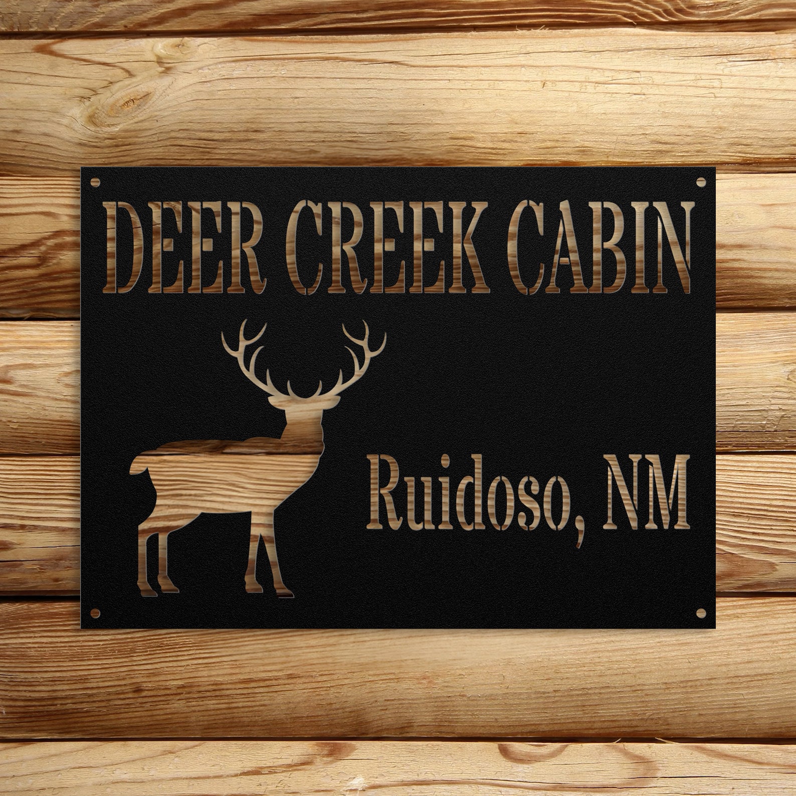 Personalized Metal Cabin Sign, Lodge Decor, Cabin Decor, Established ...