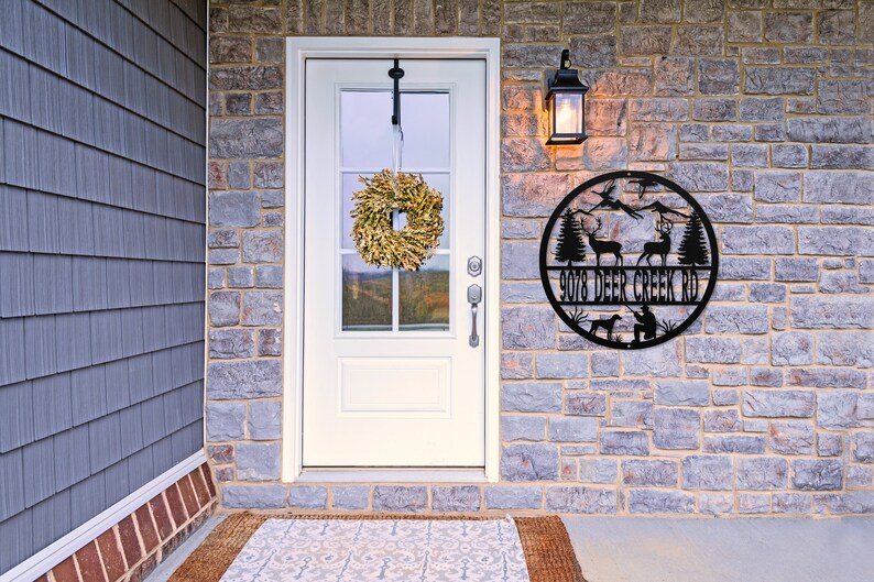 Personalized Metal Cabin Outdoor Hunter Sign, Custom Hunting Sign ...