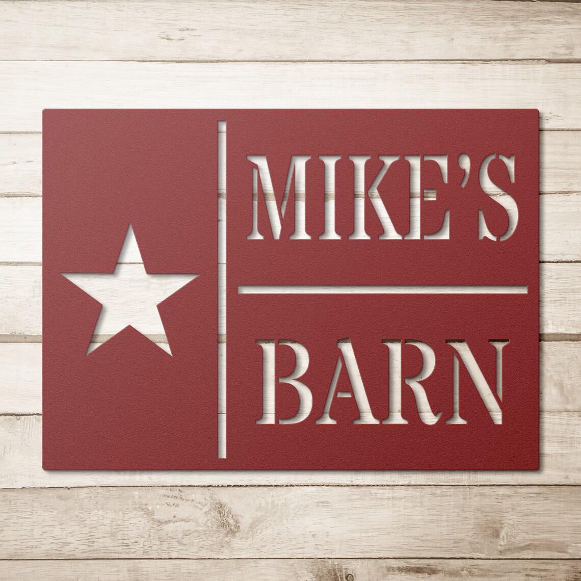 Custom Metal Texas Flag Name Sign, Personalized Texas Metal Sign, Last ...