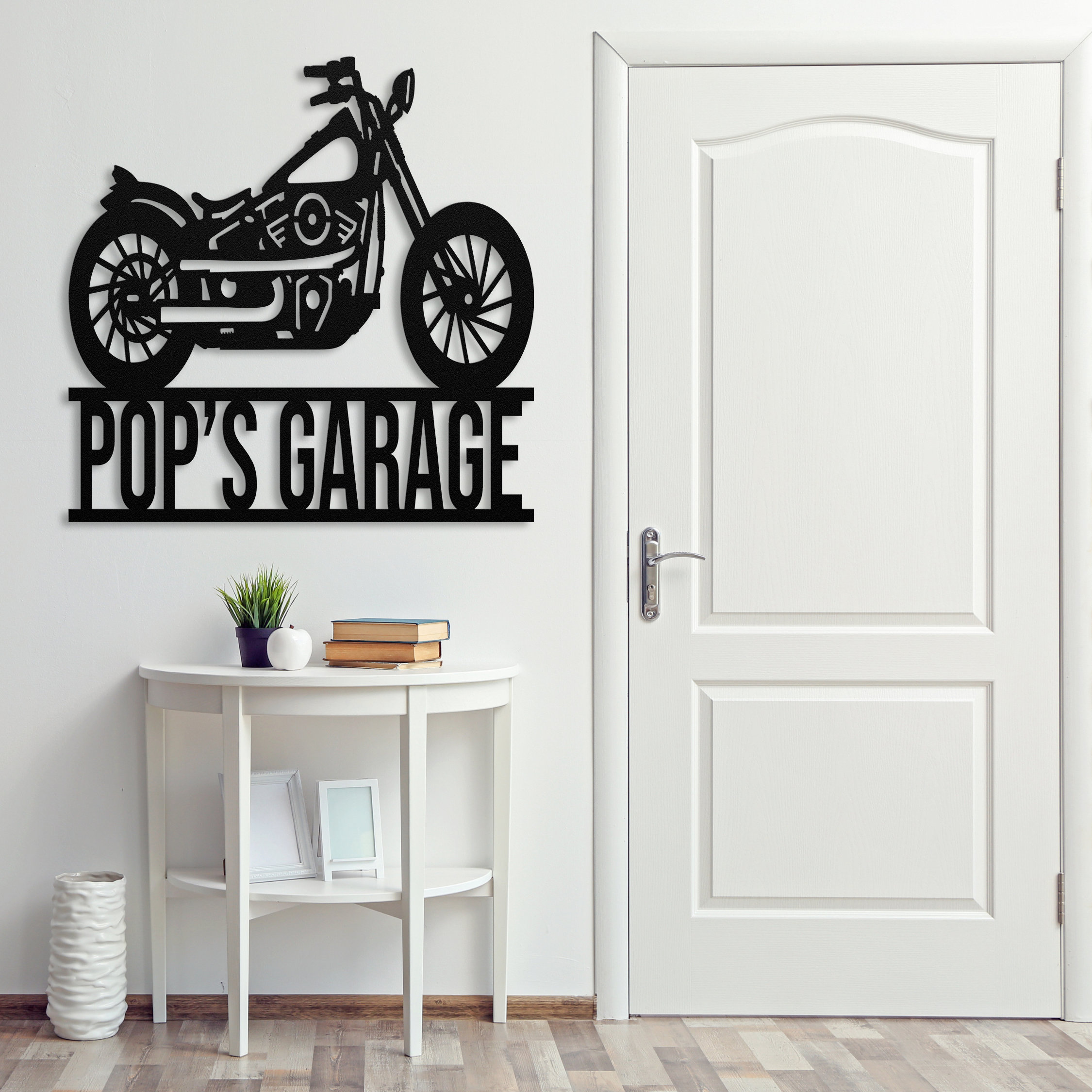 Custom Motorcycle Metal Sign, Personalized Metal Motorcycle Sign ...