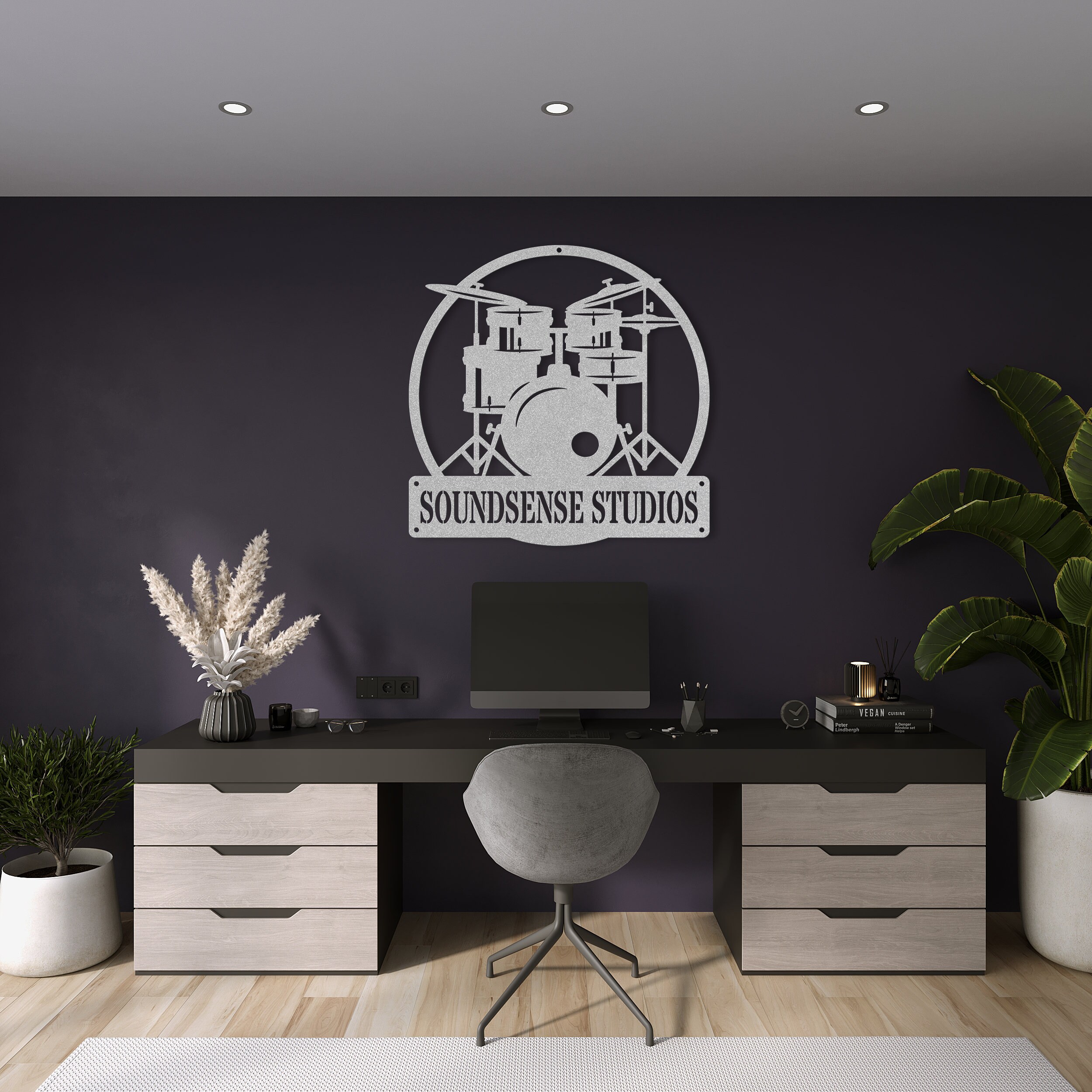 Custom Drummer Metal Wall Art, Personalized Drummer Name Sign, Drummer ...