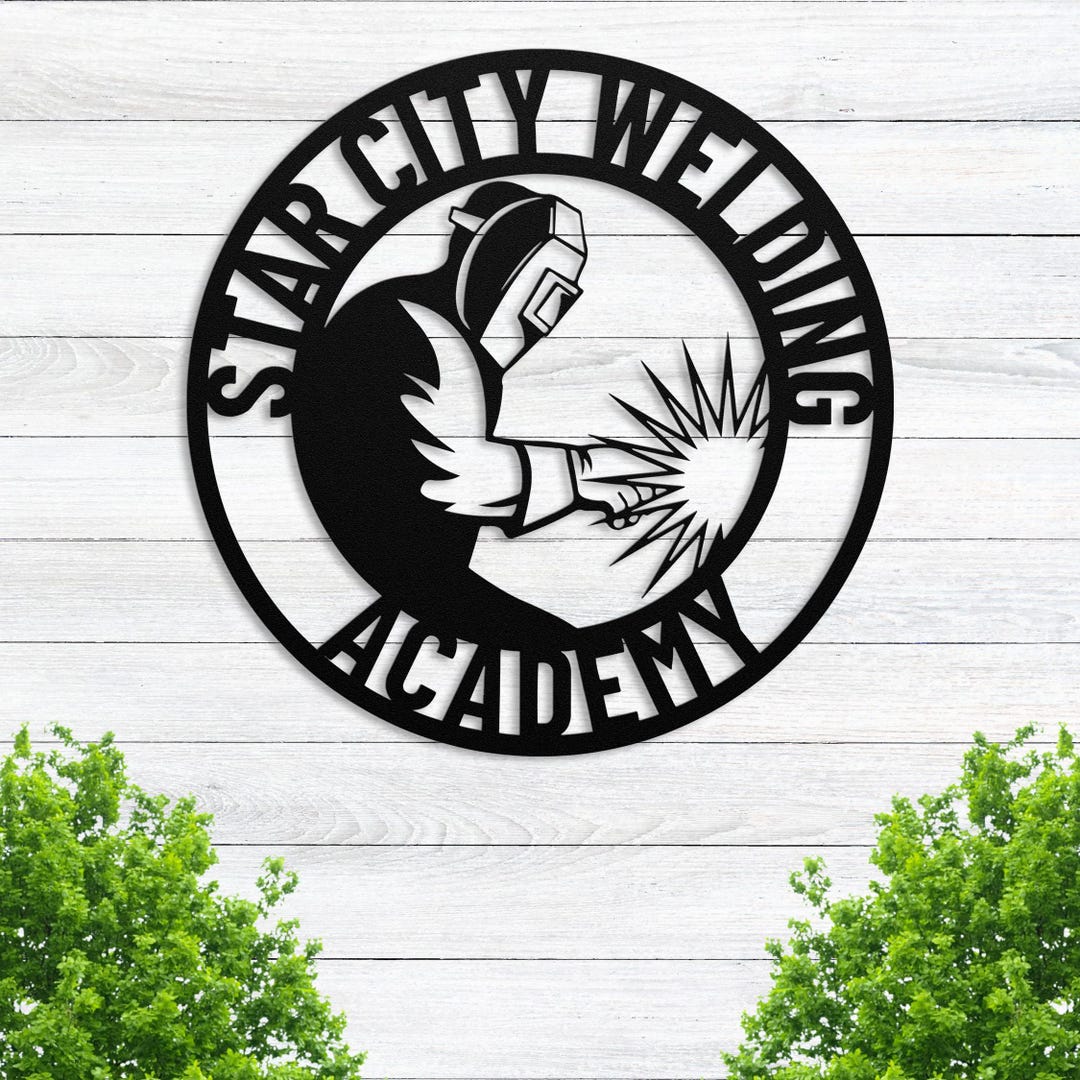 Customized Metal Welding Sign, Construction Welder Sign, Personalized ...