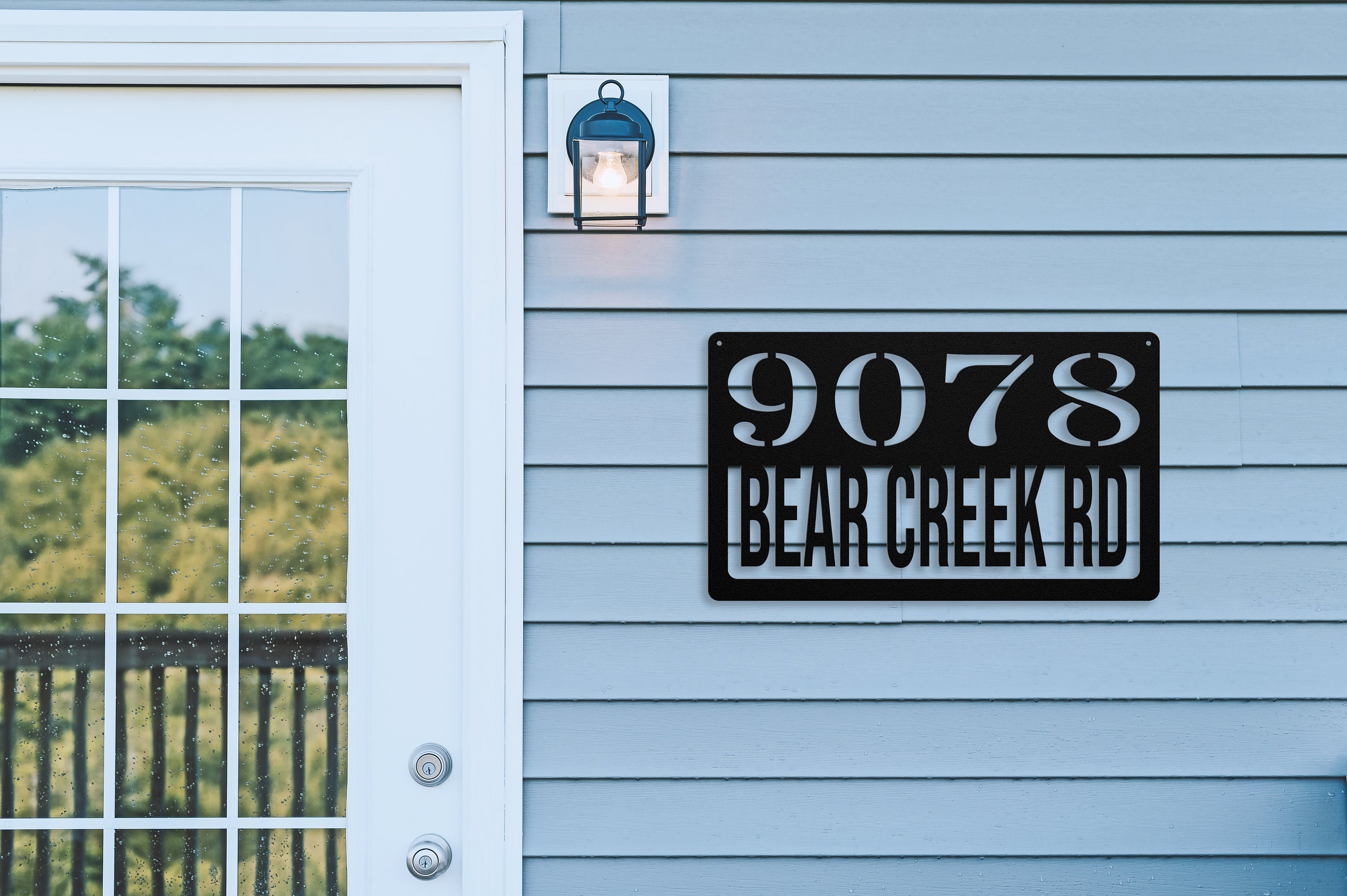 Personalized Metal Wall Art, Custom Modern Metal Home Sign, Metal Name ...