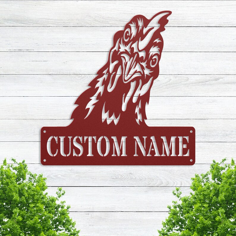 Personalized Hen House Metal Sign, Chicken Coop Sign, Custom Metal Sign ...