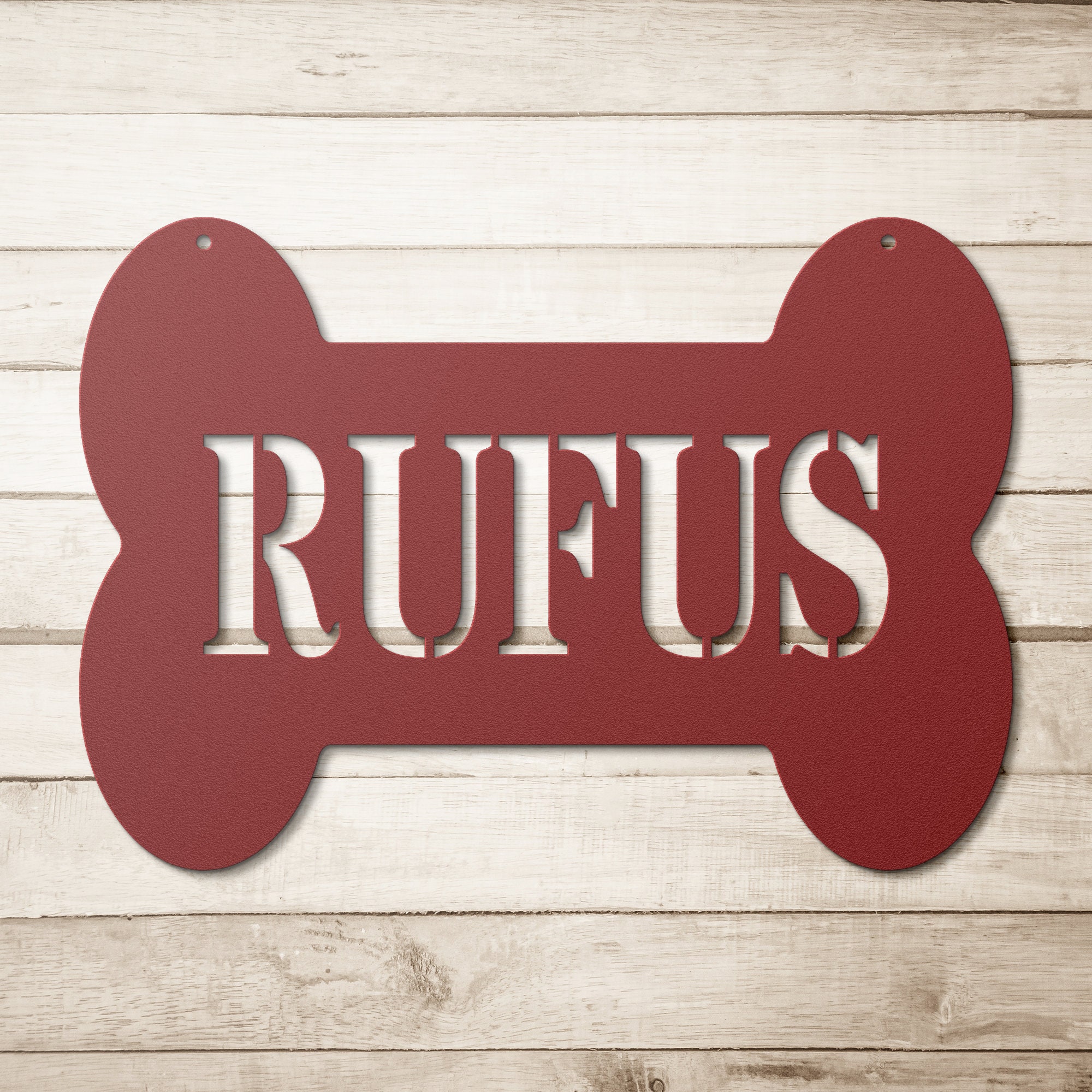 Dog Bone Sign With Name, Metal Dog Bone Name Sign, Dog Bone Name Plate ...