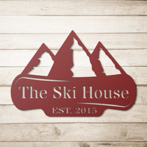 Personalized Snow Skiing Sign, Snow Skier Gift With Name, Custom Skiing ...