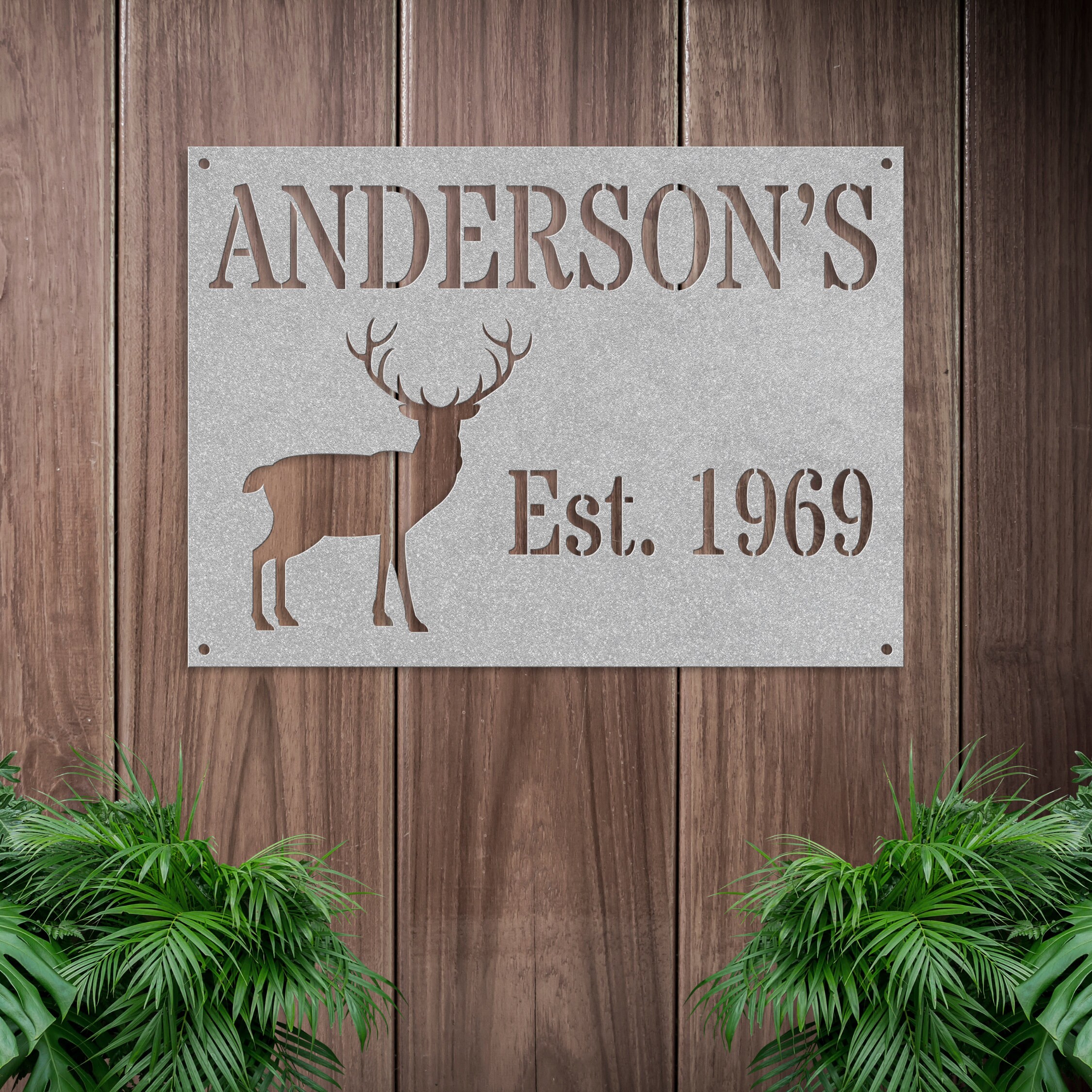 Personalized Metal Cabin Sign, Lodge Decor, Cabin Decor, Established ...