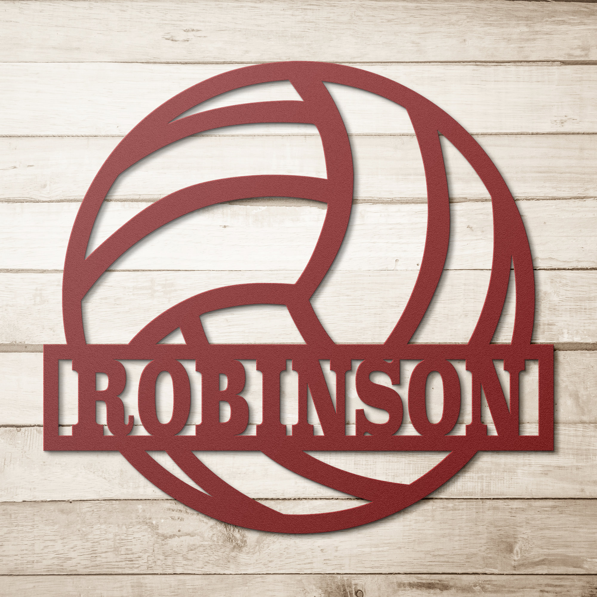 Personalized Volleyball Player Name Metal Sign, Custom Volleyball Sign ...