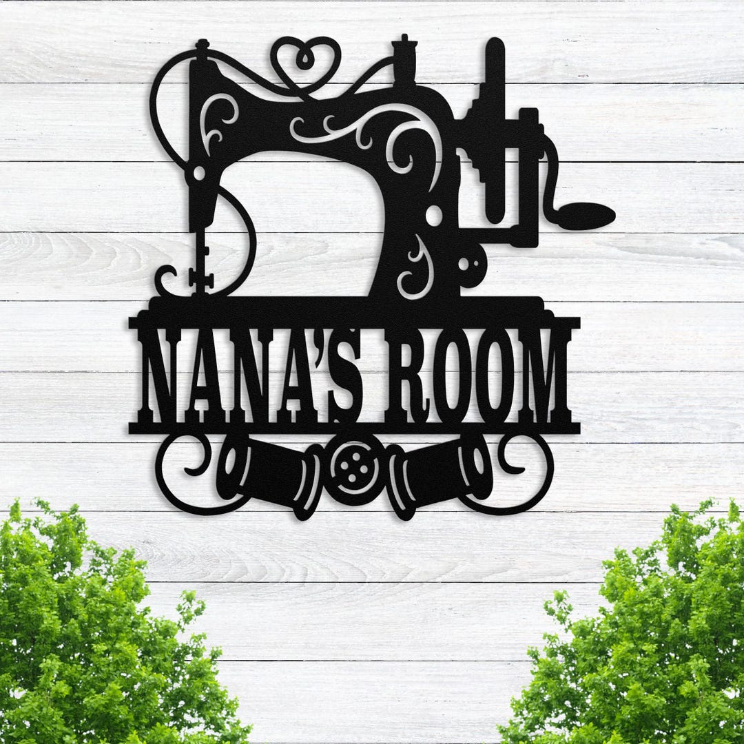 Personalized Sewing Room Metal Sign, Custom Sewing Room Decor, Quilting ...