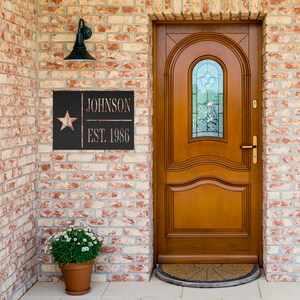 Custom Metal Texas Flag Name Sign, Personalized Texas Metal Sign, Last ...
