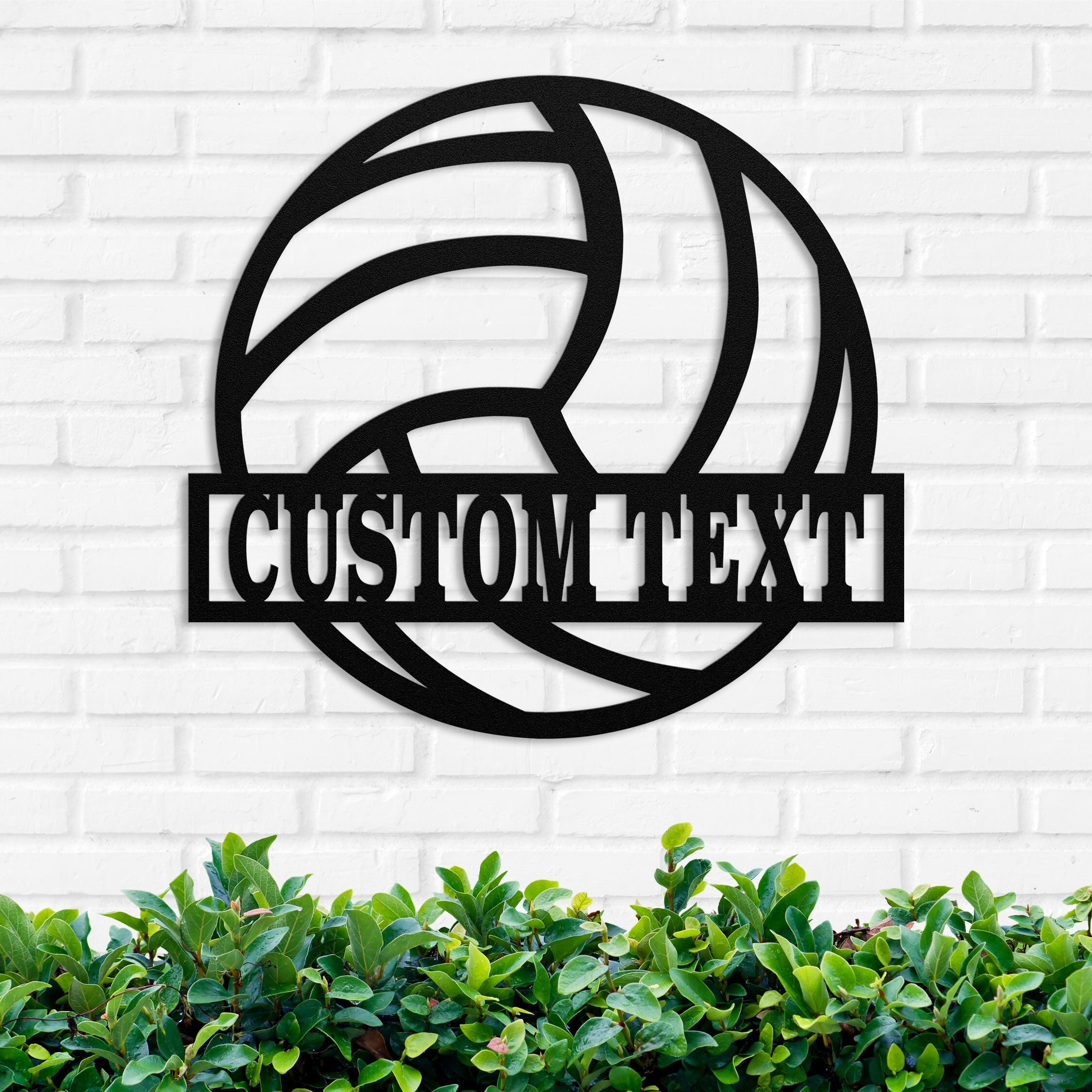 Personalized Volleyball Player Name Metal Sign, Custom Volleyball Sign ...