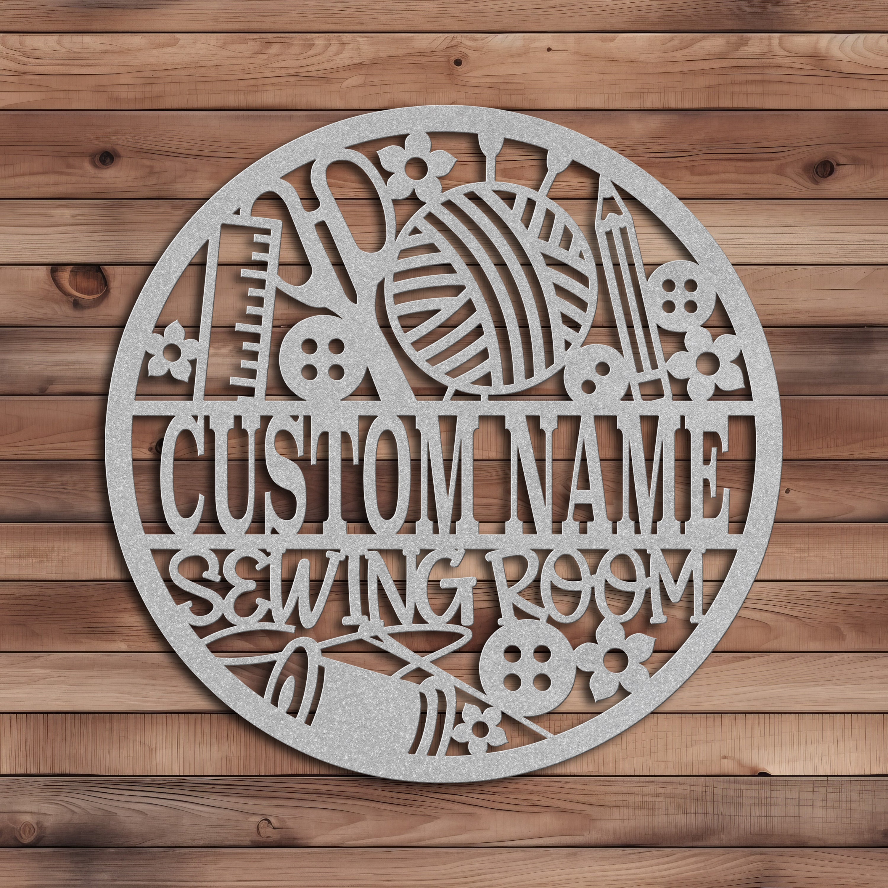 Personalized Sewing Room Metal Sign, Custom Sewing Room Decor, Quilting ...