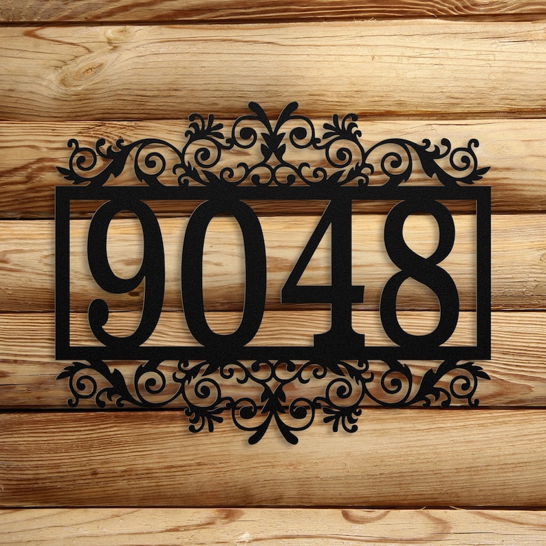 Custom Address Sign, Metal House Address Sign, Personalized Address ...