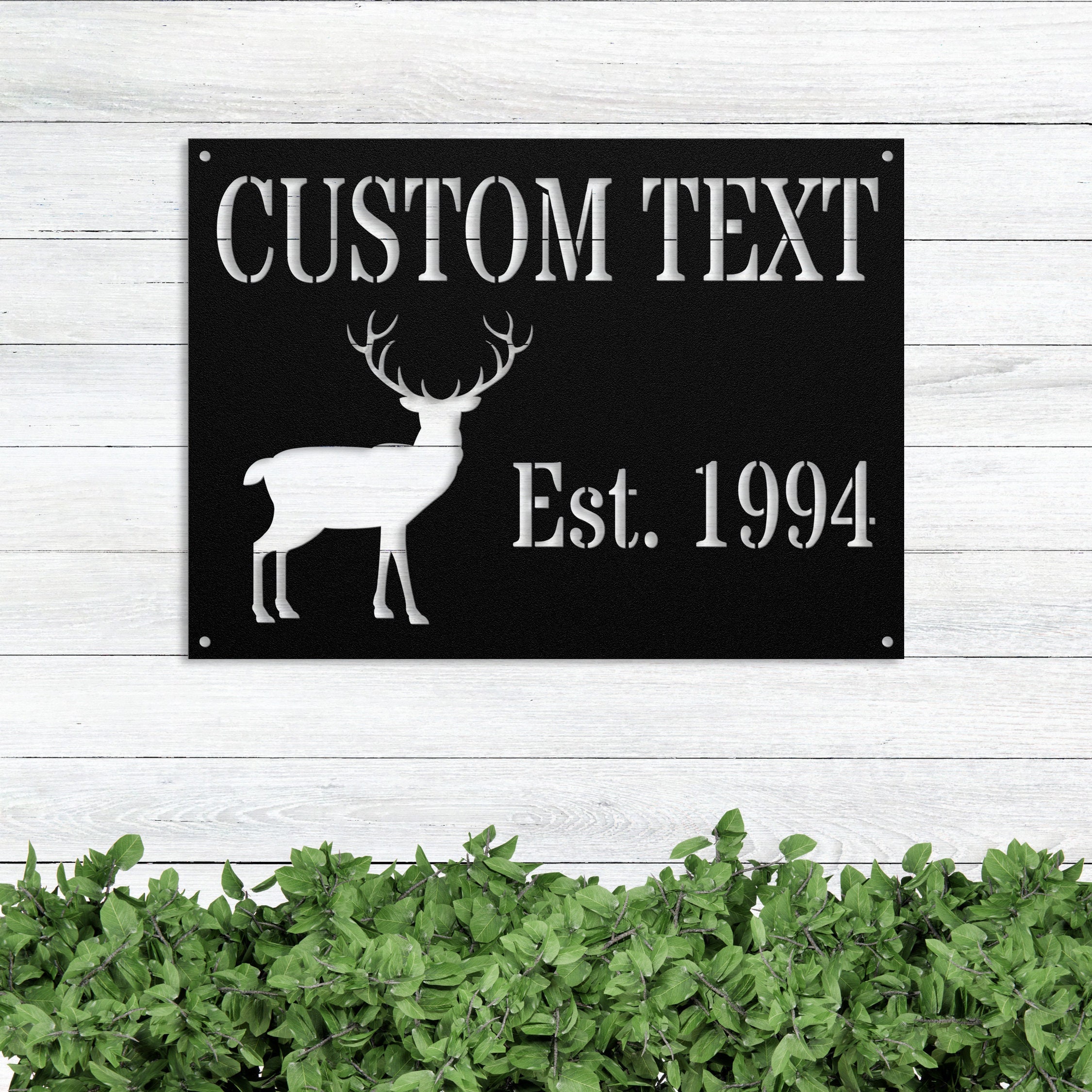 Personalized Metal Cabin Sign, Lodge Decor, Cabin Decor, Established ...