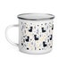 Black Cat Enamel Mug - Cute Black Cat Enamel Mug - Outdoors Camping Mug ...
