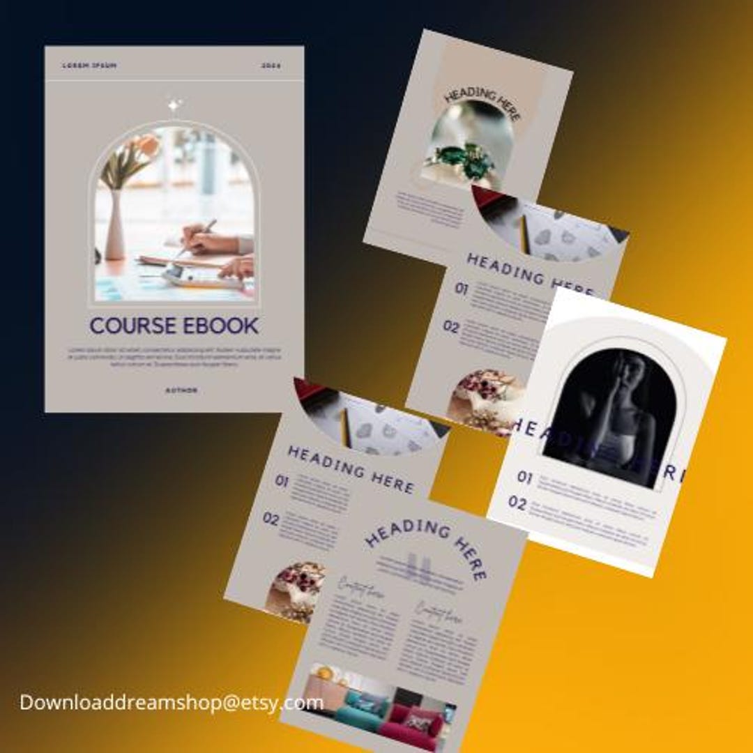 Editable Ebook Workbook Canva Template, Create Professional & Engaging ...