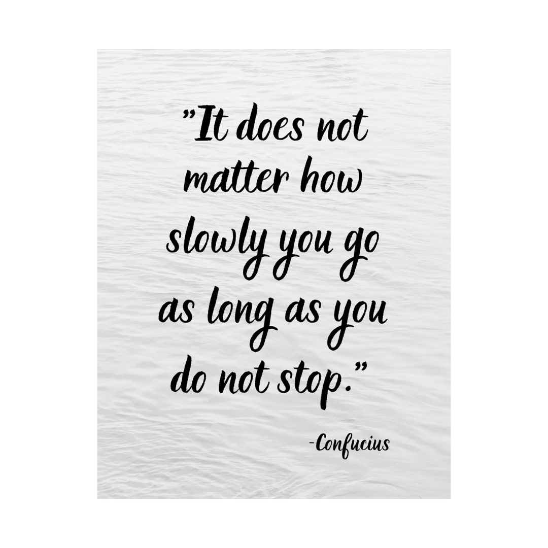 Motivational Quote Poster grey Background - Etsy