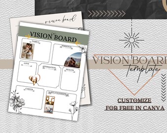 Vision Board, Goal Setting, Manifestation Journal, Manifestation ...