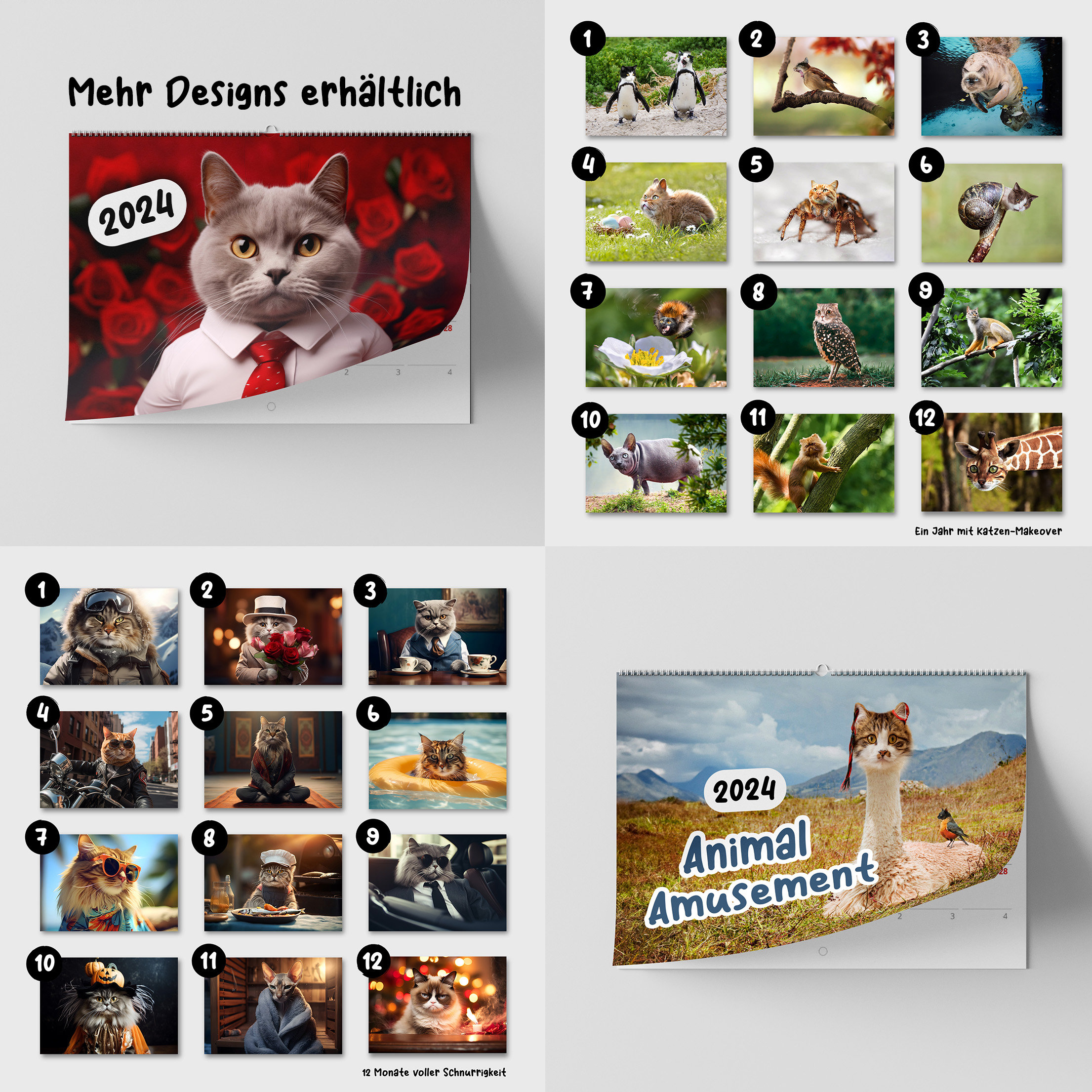 Space Cats Calendar 2024, Cat Wall Calendar, Cats in Space Annual ...