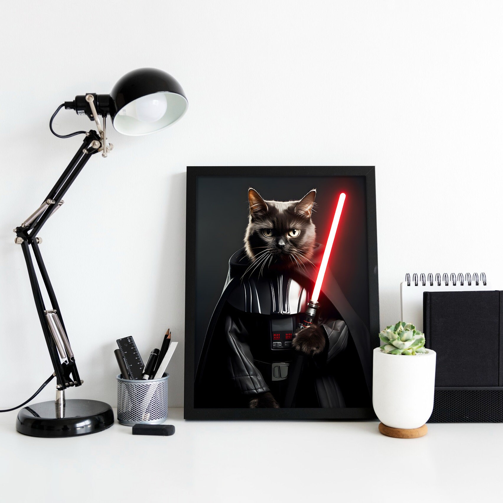 Cat Poster 'darth Purr-der' A Must-have for Cat - Etsy
