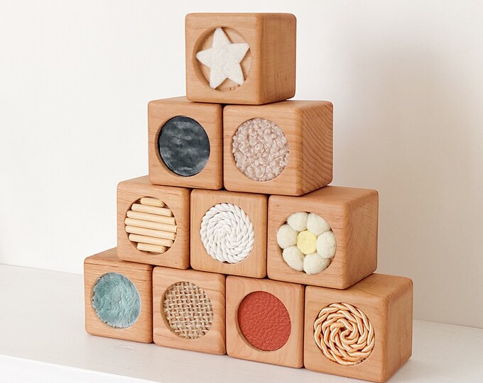 Baby Sensory Block, Baby Toy Block, so Very Loved, Baby Sensory Block ...