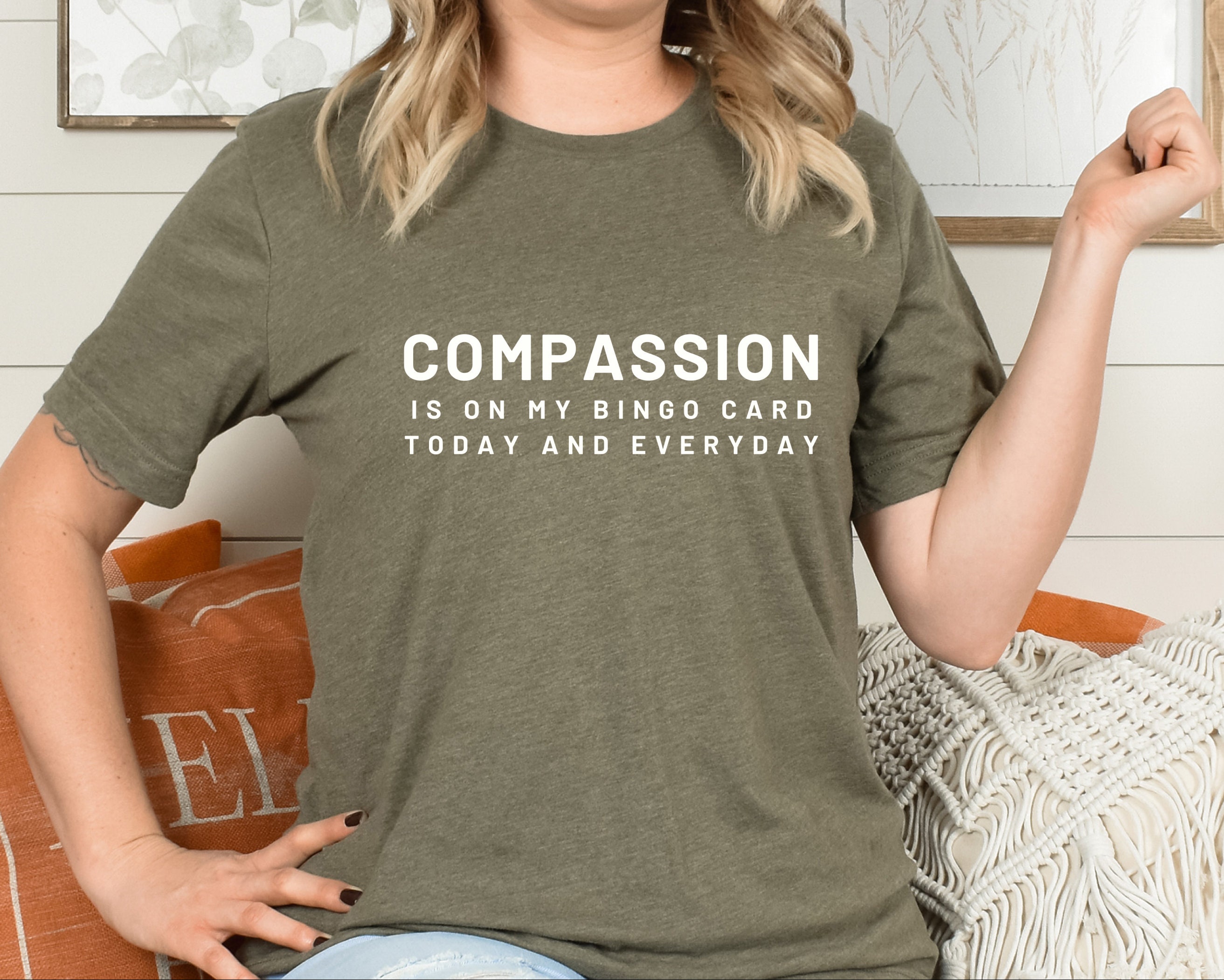 Compassion Shirt, My Bingo Card Shirt, Acceptance Shirt, Empathy Tee ...
