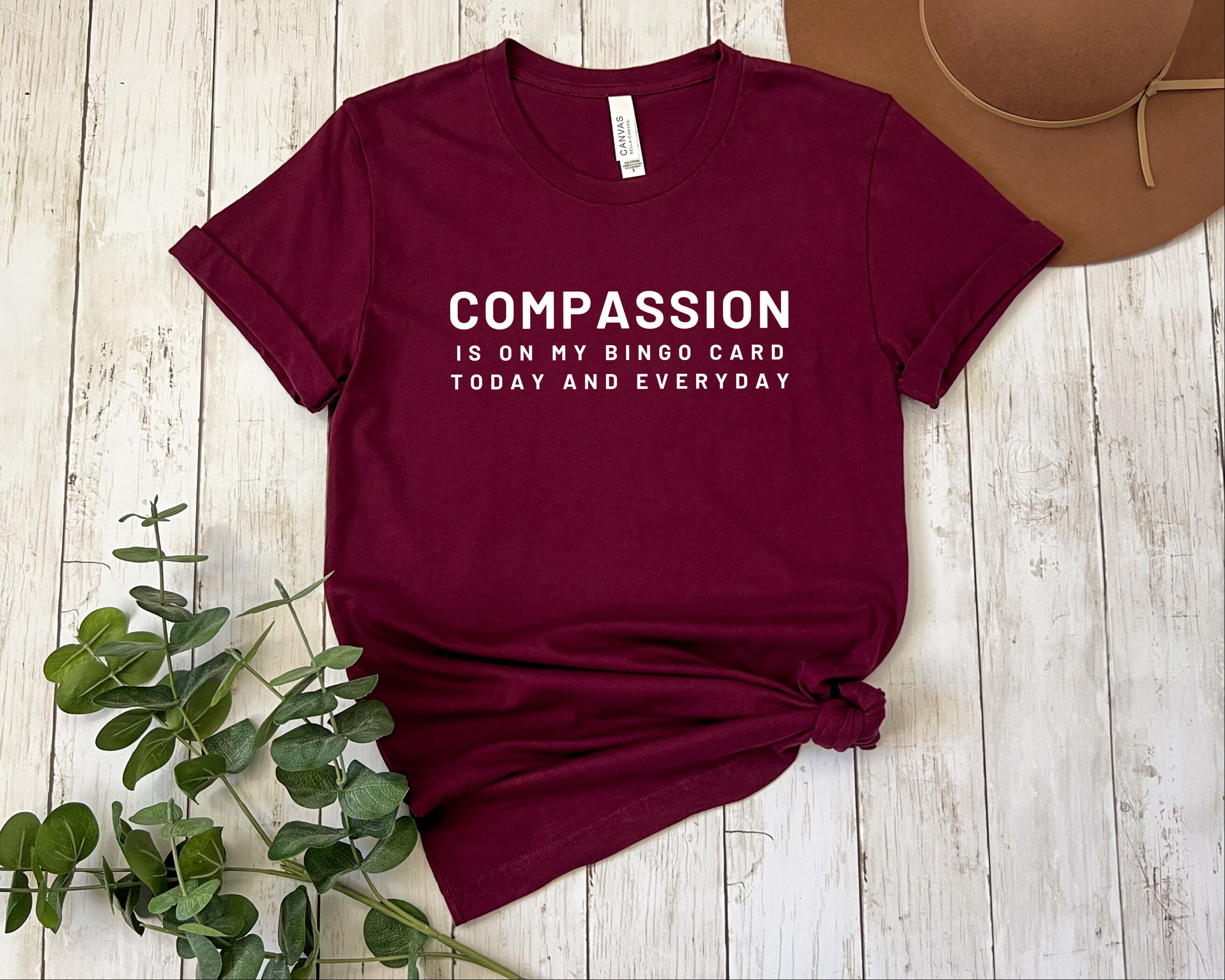 Compassion Shirt, My Bingo Card Shirt, Acceptance Shirt, Empathy Tee ...