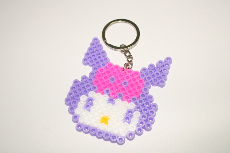 Kuromi Pixel Art Keychain - Etsy