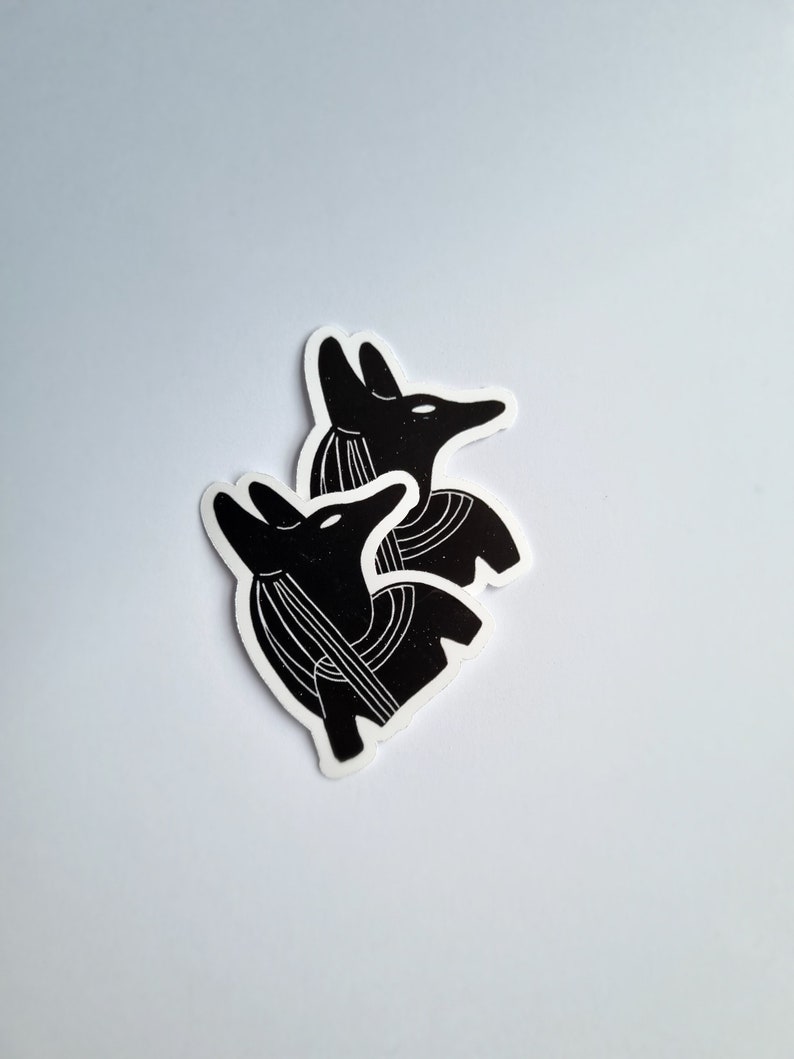 Anubis Vinyl Sticker Egypt Sticker Travel Sticker Water Bottle Sticker ...