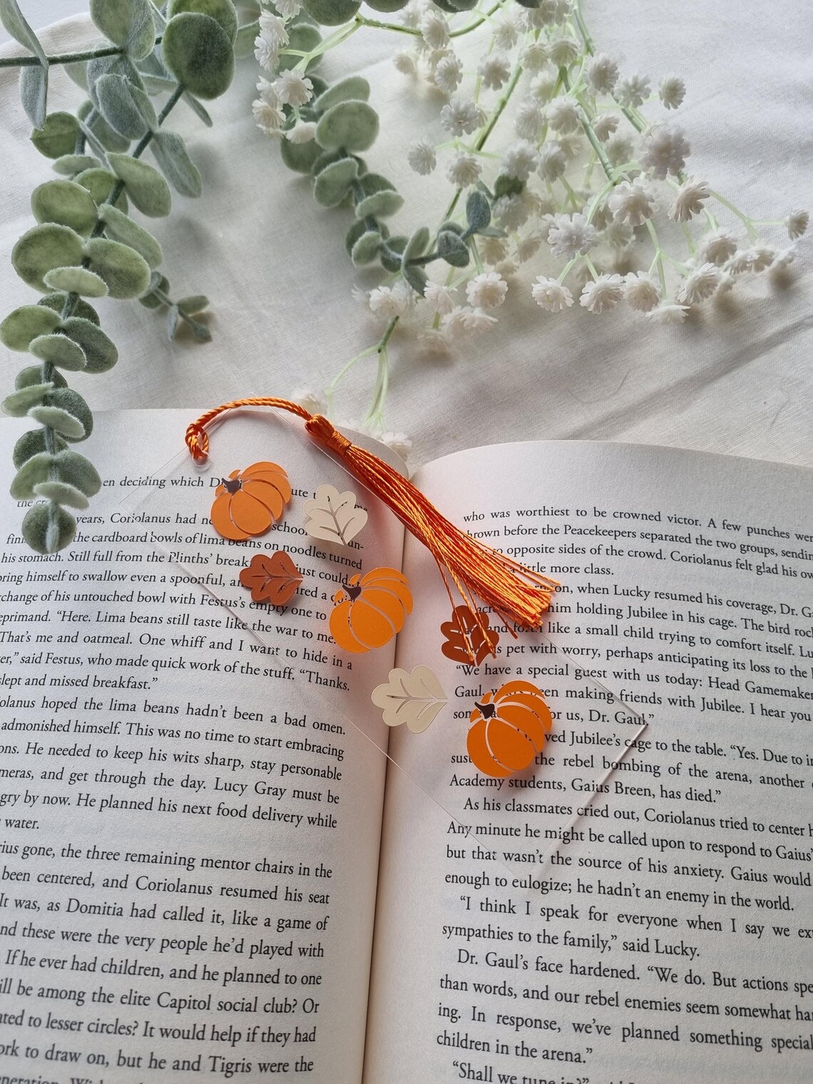 Acrylic Bookmark Bookmark Cozy Fall Bookmark Back to School School ...